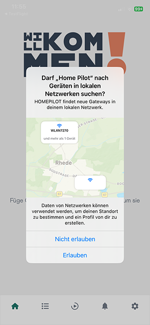 Home Pilot App Schritt 1: App installieren, Nutzerkonto erstellen und ...